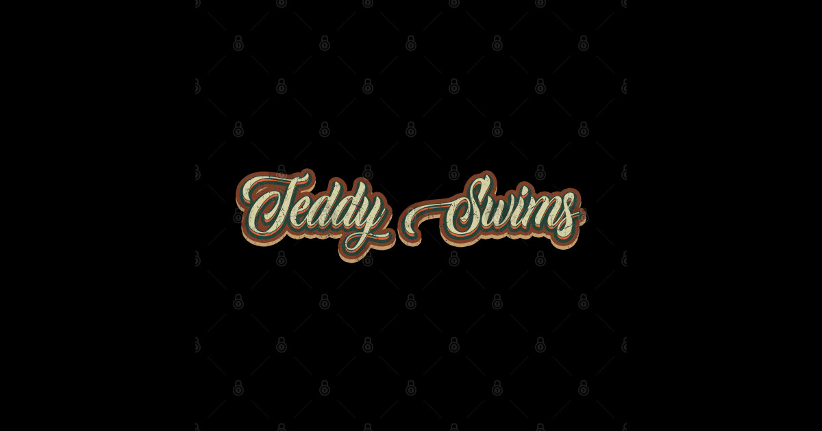 vintage tex Teddy Swims - Teddy Swims - Sticker | TeePublic