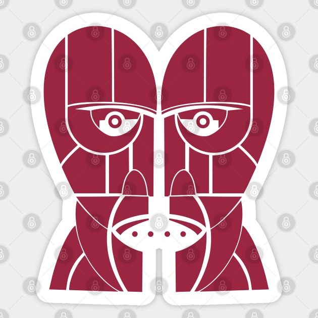 Division Bell Heads - Division Bell Heads - Sticker | TeePublic