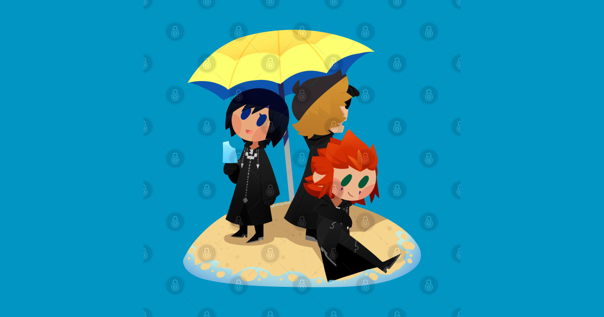 Sea Salt Trio Island - Kingdom Hearts - T-Shirt | TeePublic