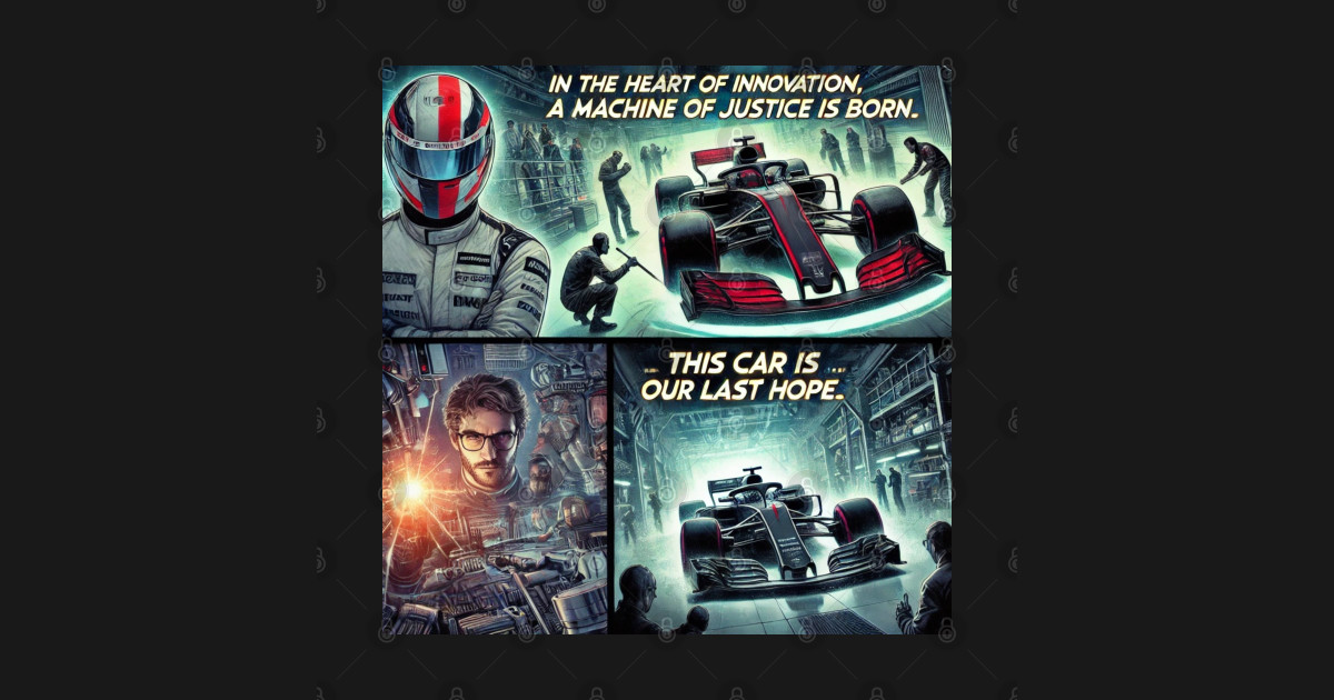 F1 inspired comic design for comic and formula 1 fans - F1 For Racing ...