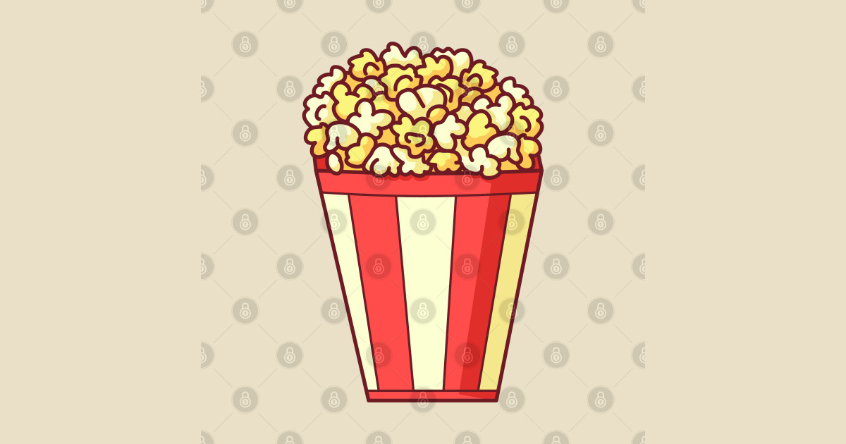 Popcorn - Disney - Sticker | TeePublic