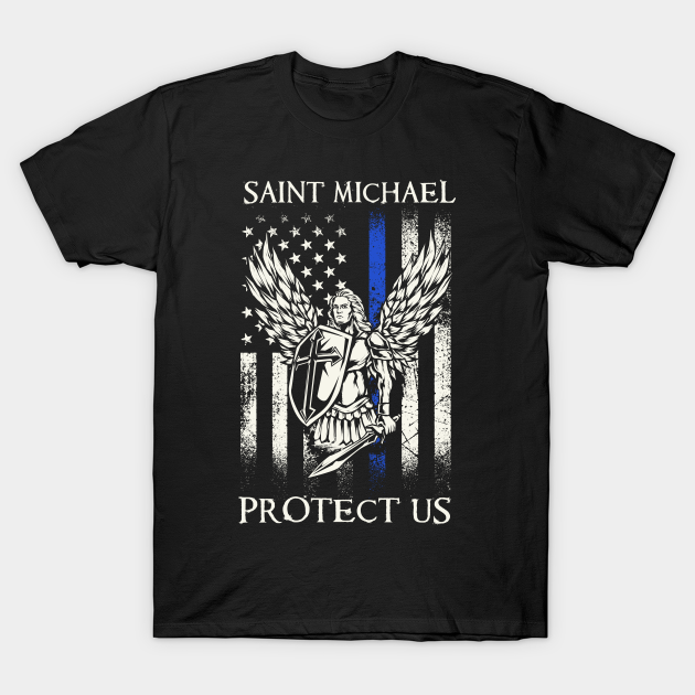 Thin Blue Line Police Shirt - Thin Blue Line American Flag - T-Shirt ...