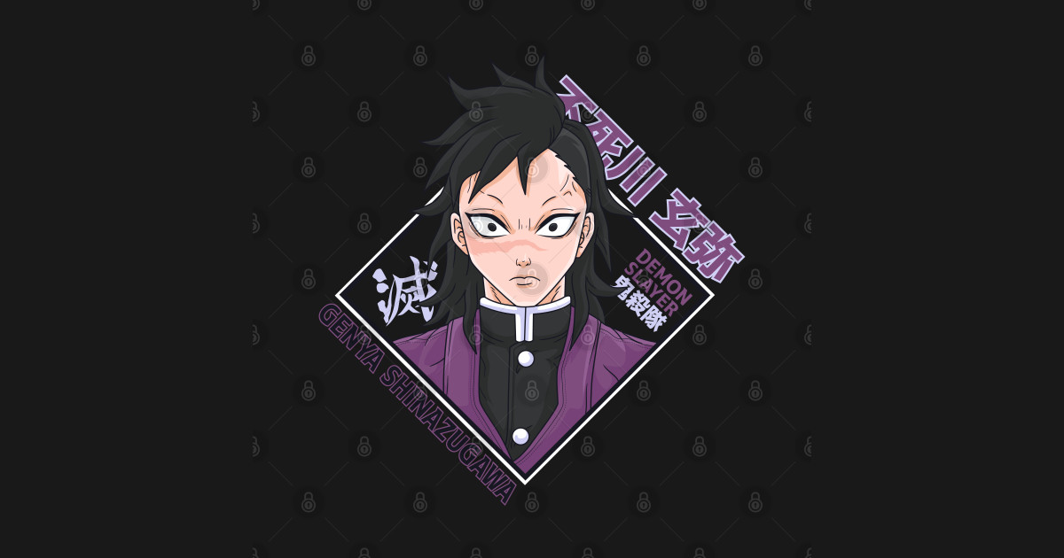 Genya Shinazugawa - Demon Slayer Kimetsu No Yaiba - T-Shirt | TeePublic