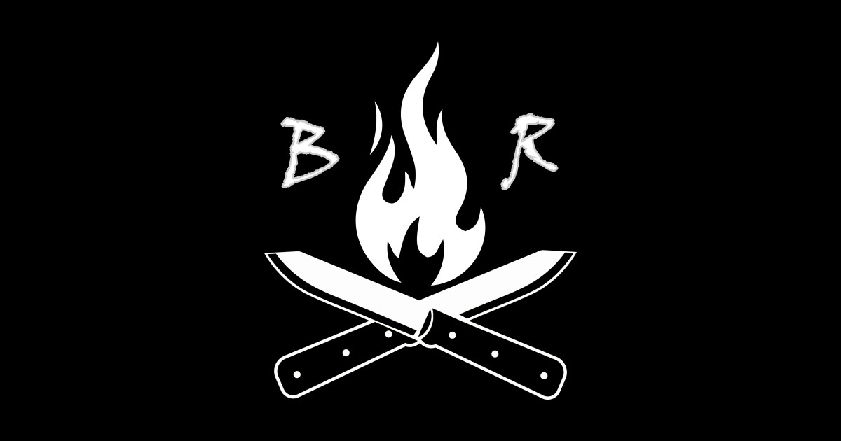 Baba Ross Bushcraft Logo for Dark Backgrounds - Bushcraft - Sticker ...