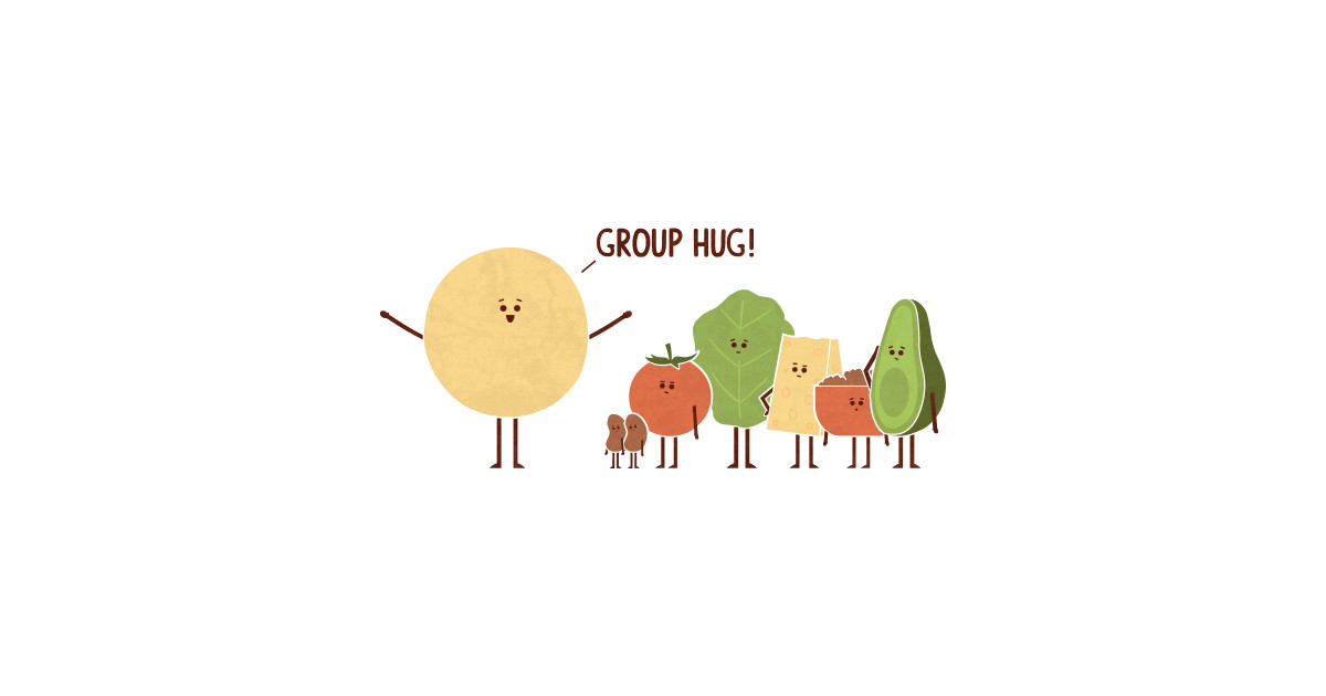 Group Hug - Burrito - T-Shirt | TeePublic