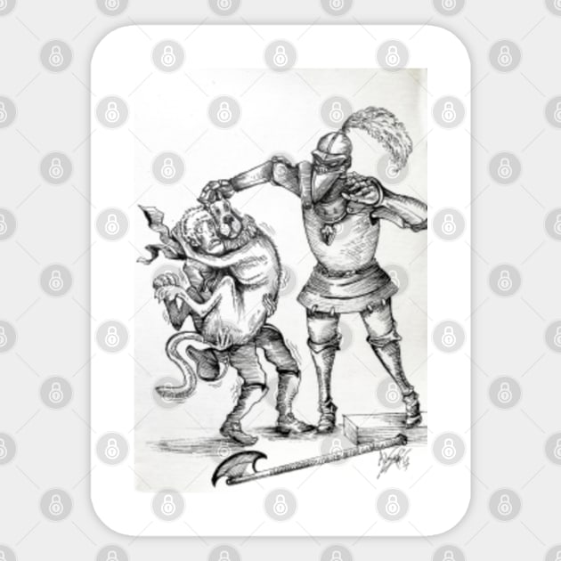 Scooby Doo Black Knight - Scooby Doo - Sticker | TeePublic