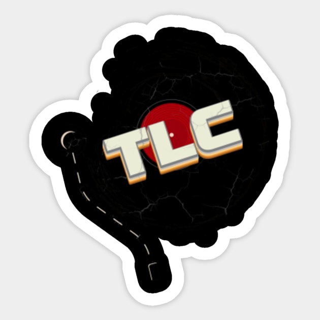 TLC // 90s Vintage Aesthetic Fan Art Vinyl - Tlc - Sticker | TeePublic
