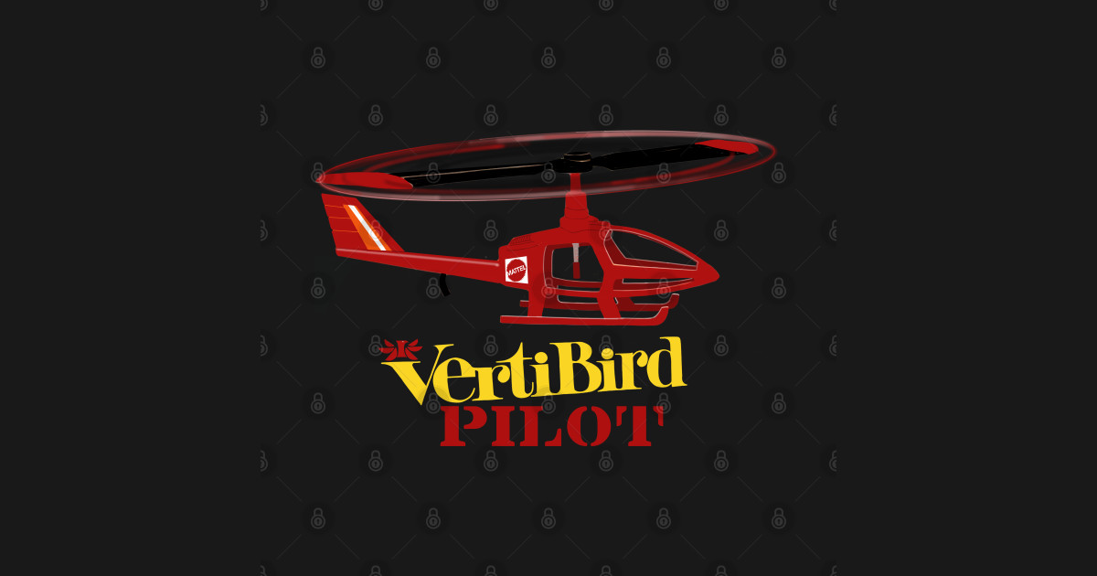 VertiBird Pilot - Vertibird - T-Shirt | TeePublic