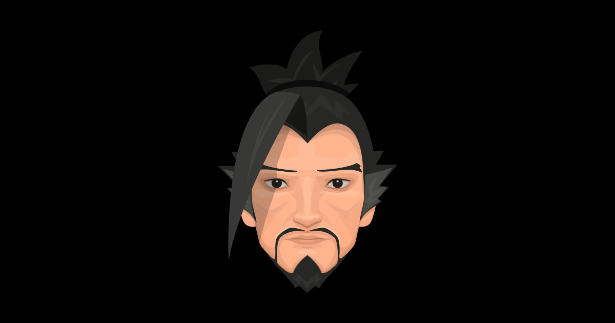 Hanzo minimalist - Overwatch - Sticker | TeePublic