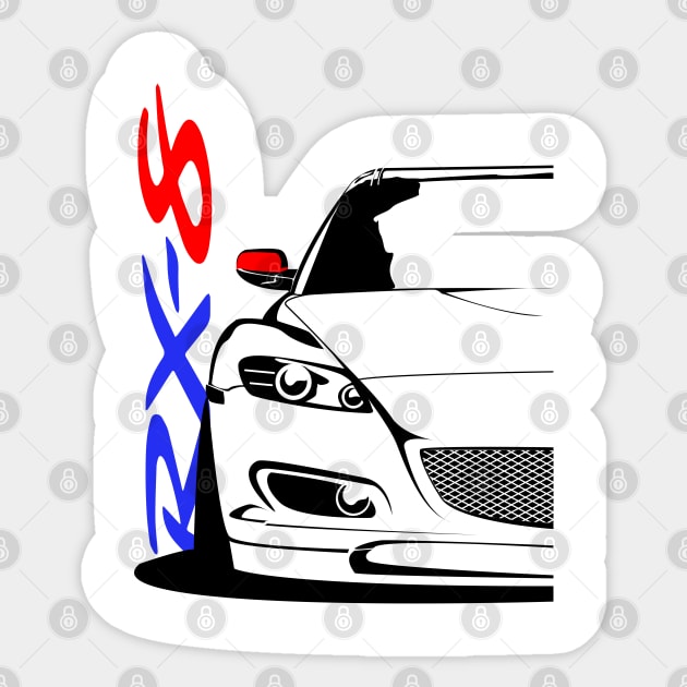 Mazda RX8 - Mazda Rx8 - Sticker | TeePublic