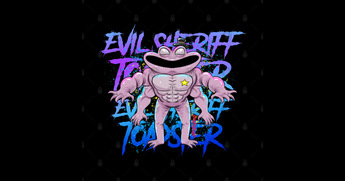 GARTEN OF BAN BAN EVIL SHERIFF TOADSTER - Garten Of Banban Rainbow ...