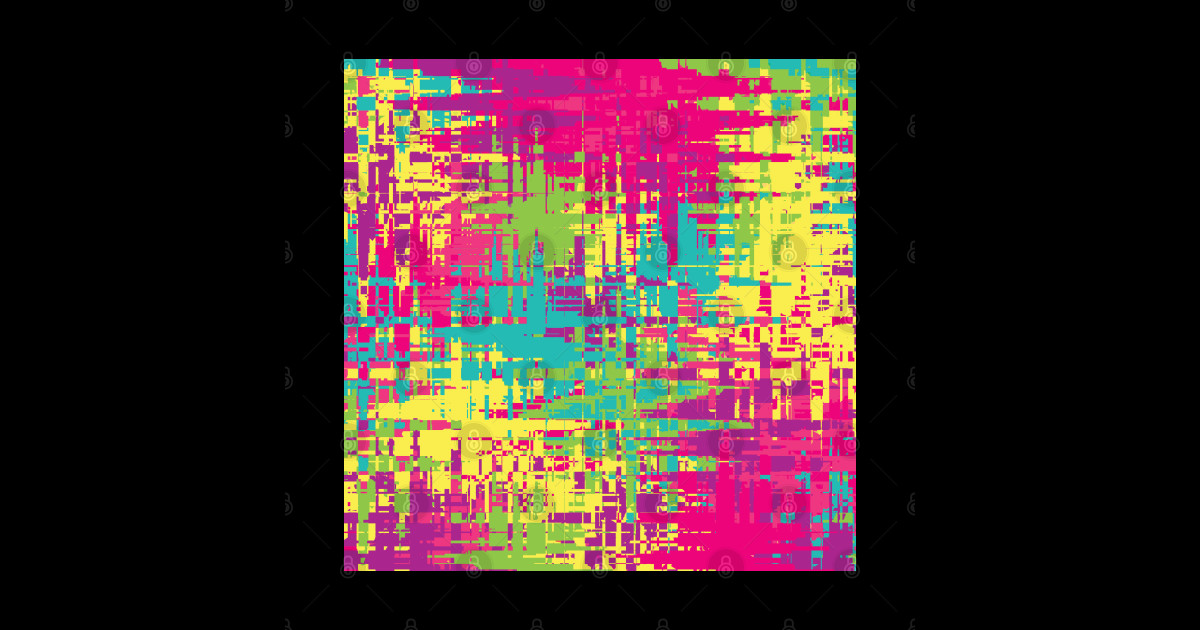 Big Pixelated 3 - Pixelated - Magnet | TeePublic