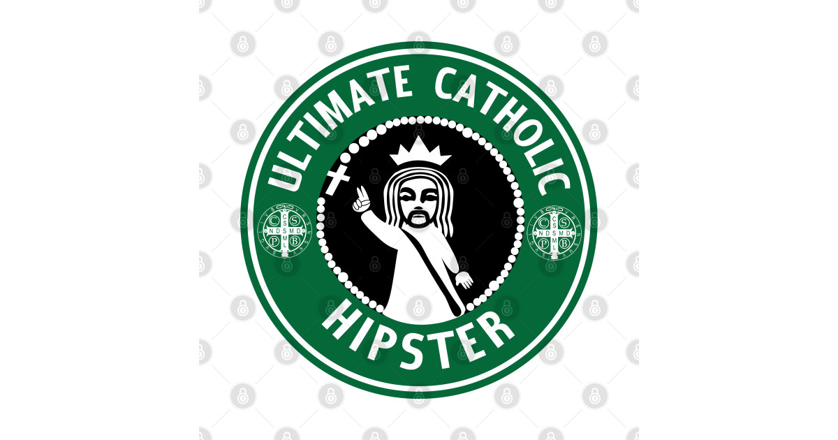 Catholic Hipster - Catholic - T-Shirt | TeePublic