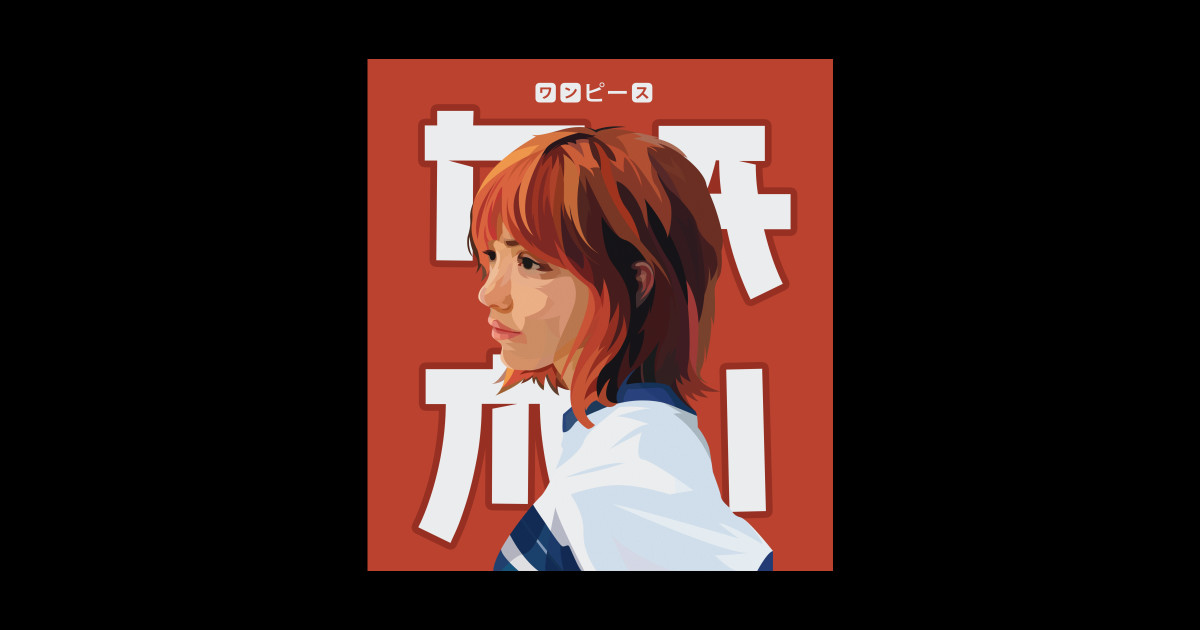 Nami In Vector Art Style - One Piece - T-Shirt | TeePublic