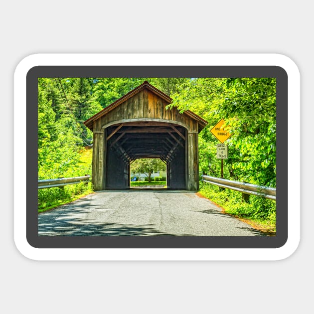 Coombs Covered Bridge - Bridge - Sticker | TeePublic