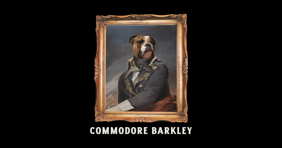 Commodore Barkley - Dog - Sticker | TeePublic