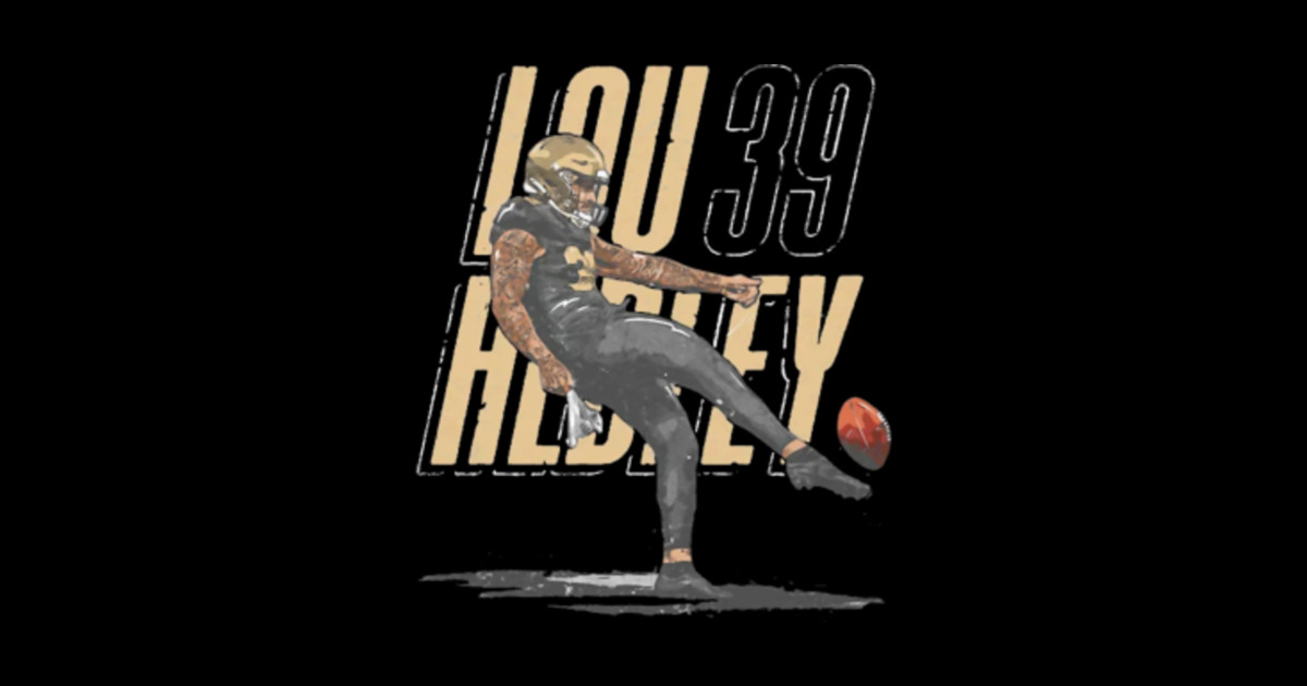 Lou Hedley New Orleans Player Name - Lou Hedley - Sticker | TeePublic