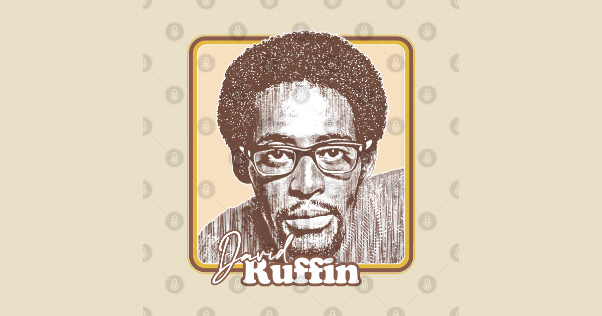 David Ruffin /// Retro Soul Fan Design - The Temptations - T-Shirt ...