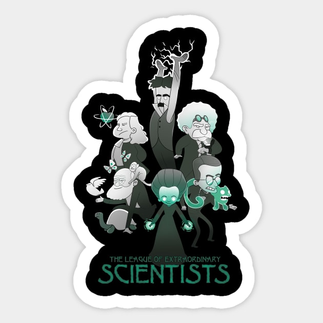 Extraordinary Scientists - Science - Sticker | TeePublic