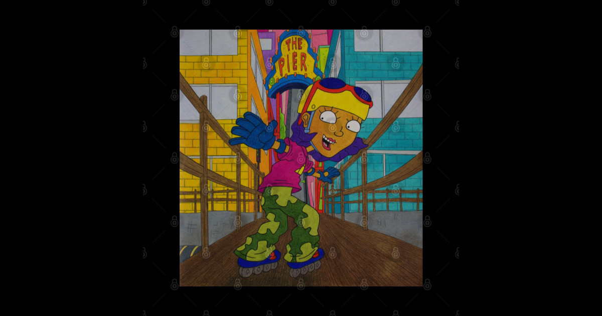 Rocket Power Reggie Rocket - Nickelodeon - Sticker | TeePublic