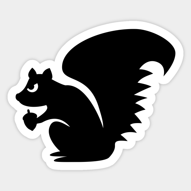Angry Animals: Squirrel - Angry - Sticker | TeePublic