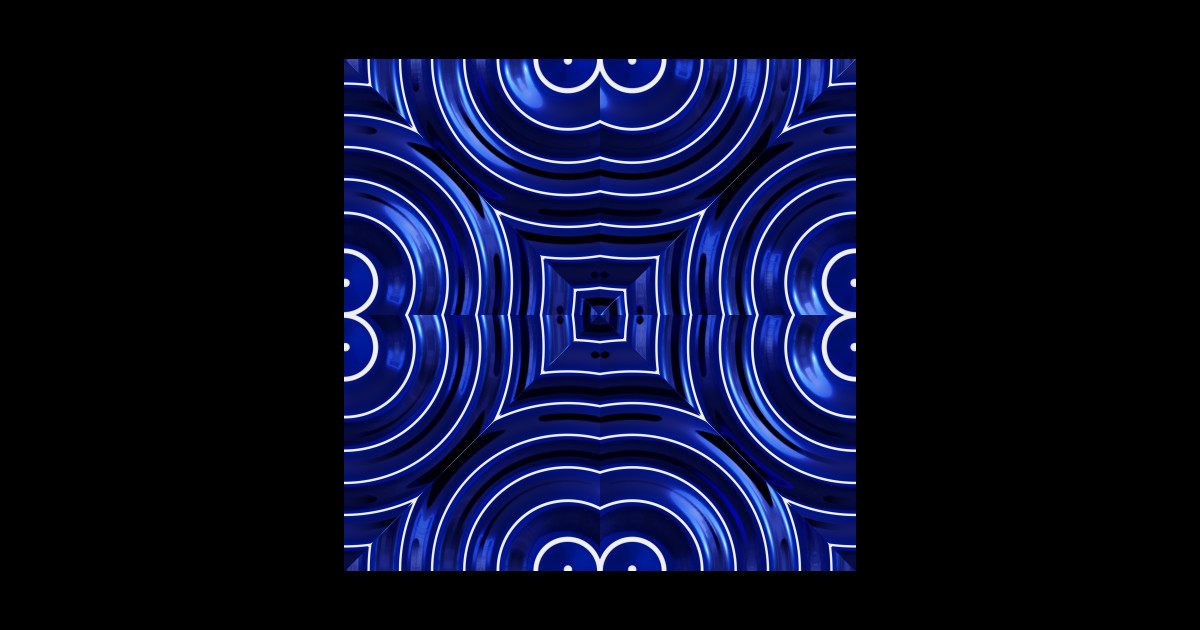 deep blue ripples - Rainbow - Sticker | TeePublic