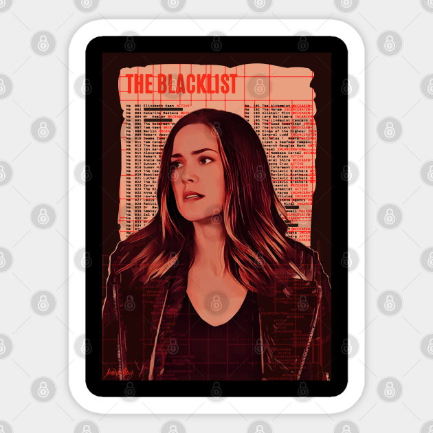 The Blacklist Fan art Poster - The Blacklist - Sticker | TeePublic
