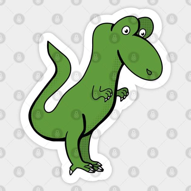 A cute T-Rex - Dinosaur Gift - Sticker | TeePublic