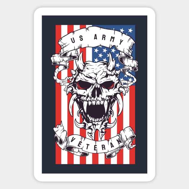 US ARMY VETERAN - Us Army Veteran - Sticker | TeePublic