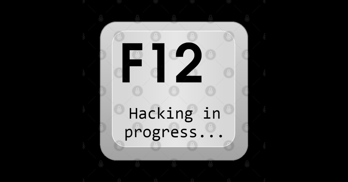 F12 - Hacking in Progress - F12 - Sticker | TeePublic