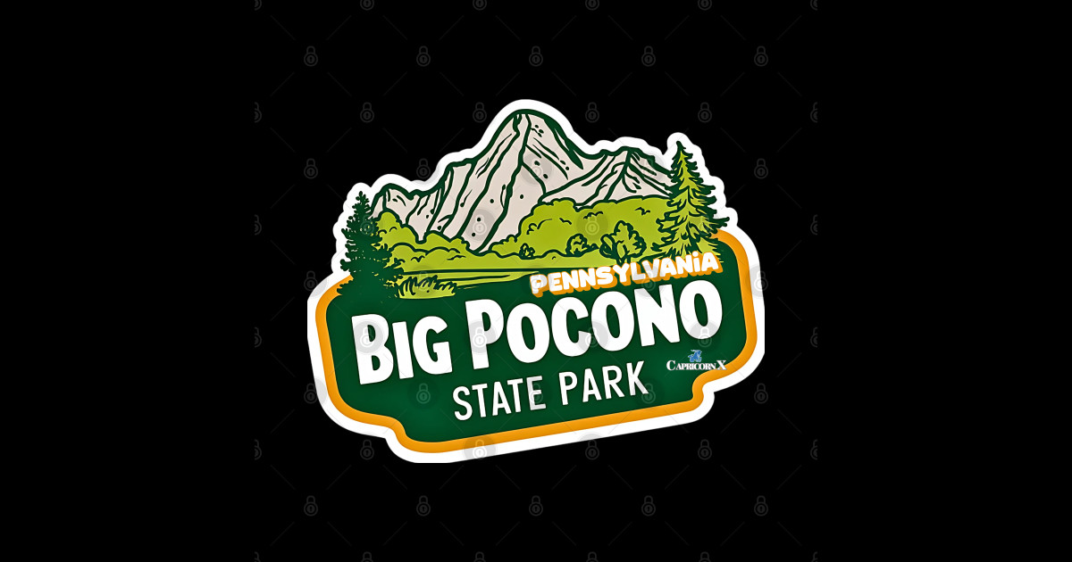 Big Pocono State Park V1 - Big Pocono State Park V1 - Sticker | TeePublic