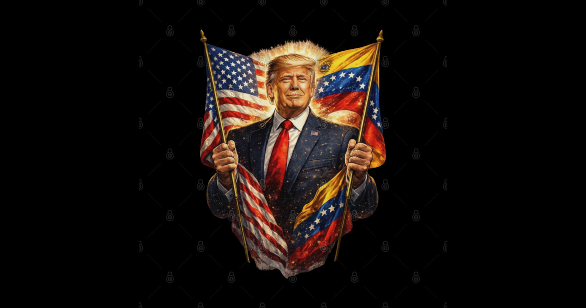 USA Venezuela — Trump Two Flags - Usa Venezuela Trump Two Flags - Phone ...
