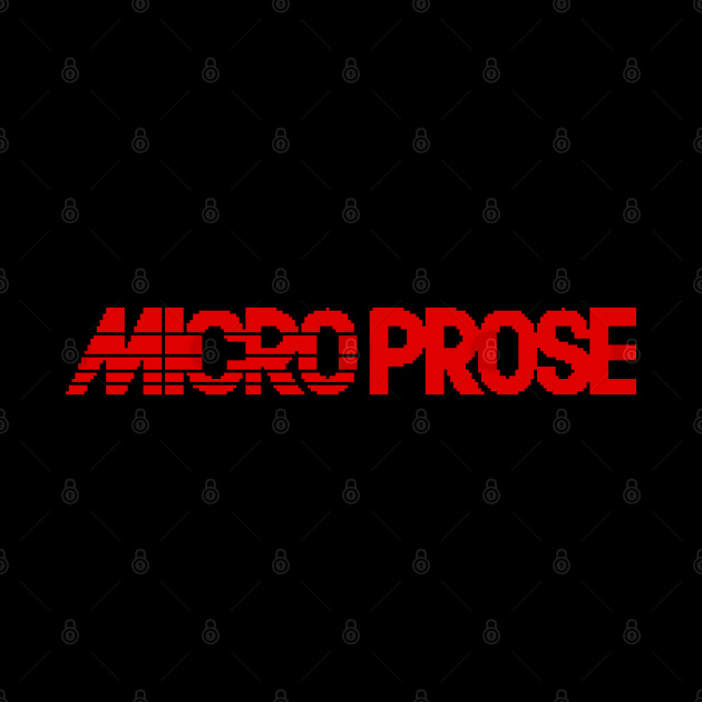 Retro Computer Games Microprose Logo Pixellated - Retro Computers - Pin ...