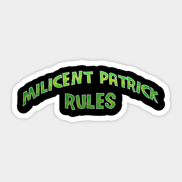 Milicent Patrick Rules - Creature From The Black Lagoon - Sticker ...