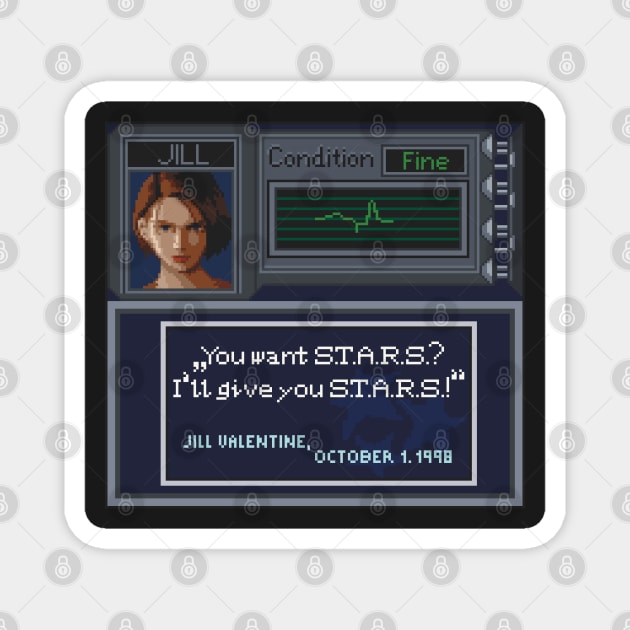 Resident Evil Pixel Art - Resident Evil - Magnet | TeePublic