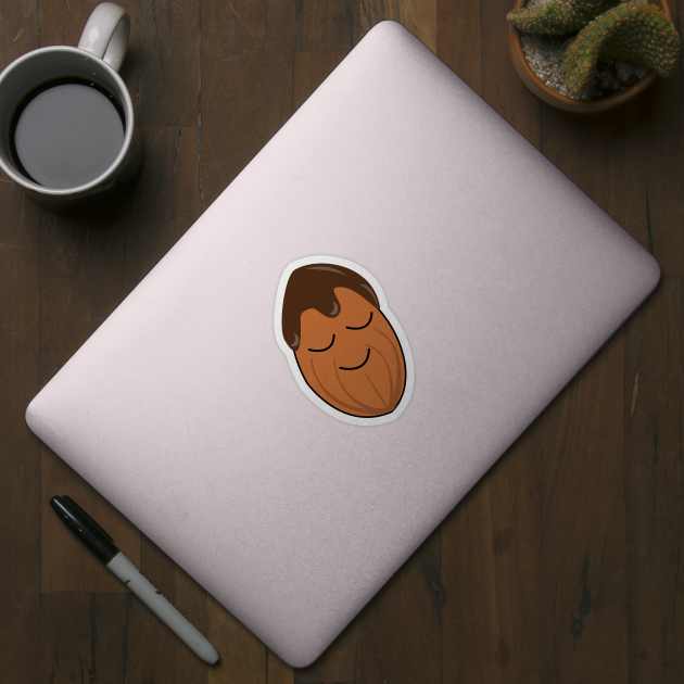 Covered Almond - Almond - Sticker | TeePublic
