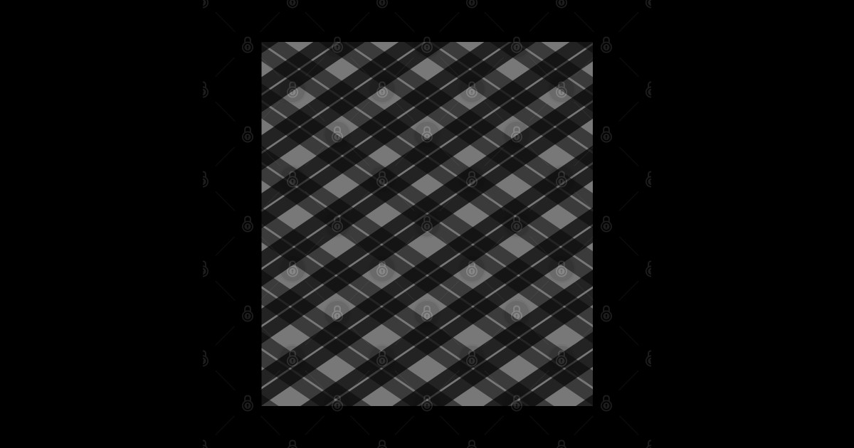 Checkered black pattern - Checkered Pattern - Sticker | TeePublic