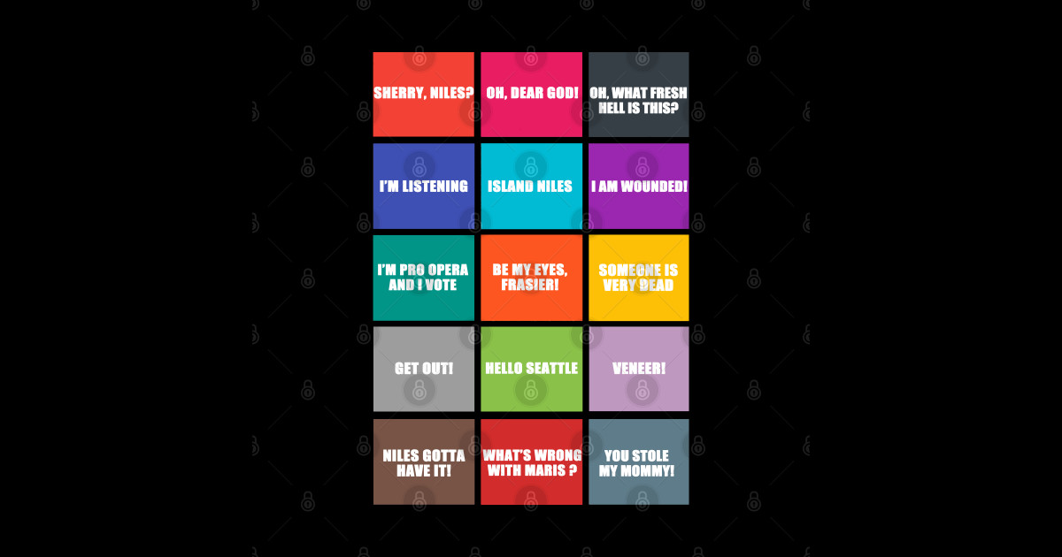 frasier best quotes - Frasier - Sticker | TeePublic