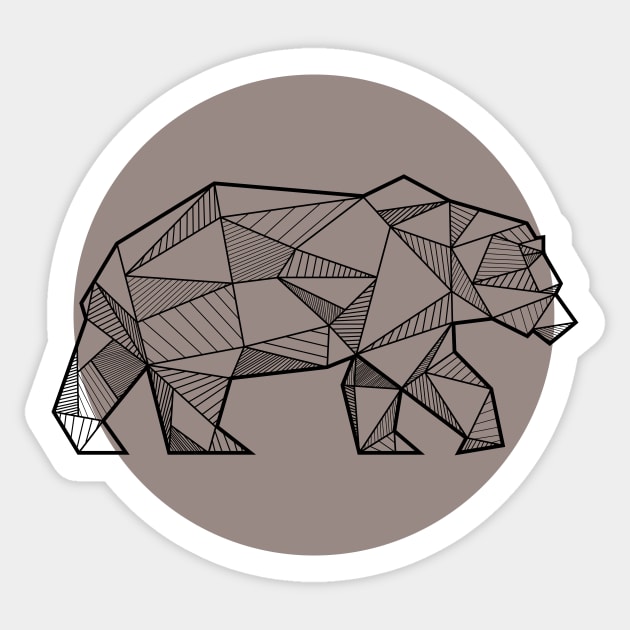 geometric bear design