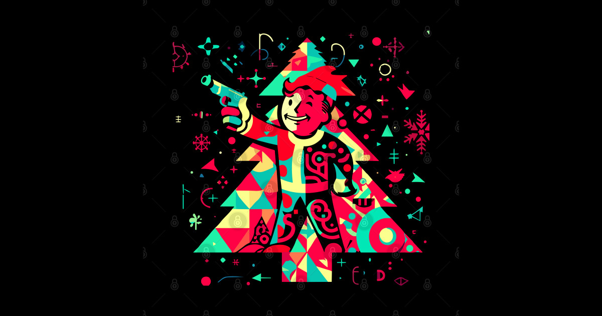 Fallout Christmas - Fallout Christmas - Posters and Art Prints | TeePublic