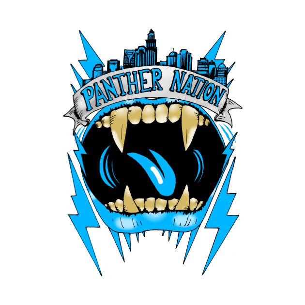 Panther Nation "Pride" - Carolina Panthers - T-Shirt | TeePublic