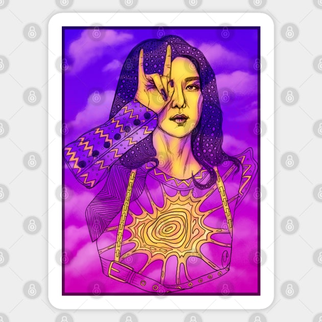 Dami - Scream fanart - Dami - Sticker | TeePublic