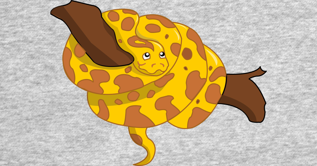 Caramel Burmese Python - Burmese Snake - T-Shirt | TeePublic