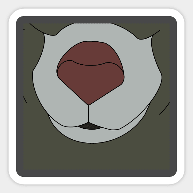 Baloo Face Mask - Baloo Mouth - Sticker | TeePublic