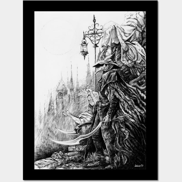 how to draw bloodborne