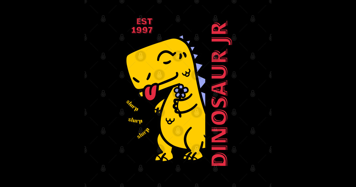 Dinosaur Cute - Dinosaur Jr - Sticker | TeePublic