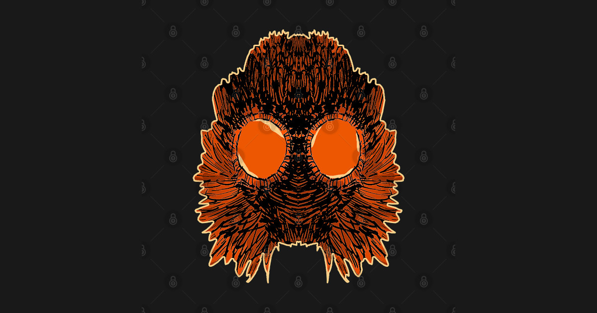 Vintage Halloween Mothman Logo 2 - Cryptid Creatures - T-Shirt | TeePublic