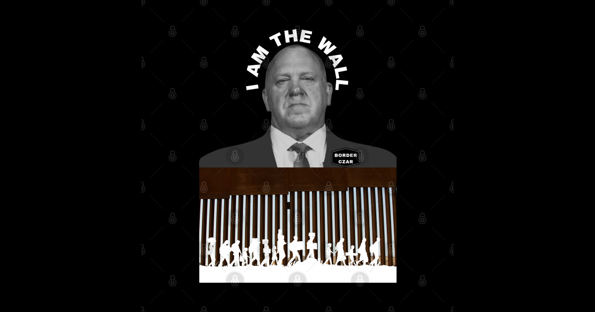 Tom Homan Border Czar - Border Czar Tom Homan - Sticker | TeePublic