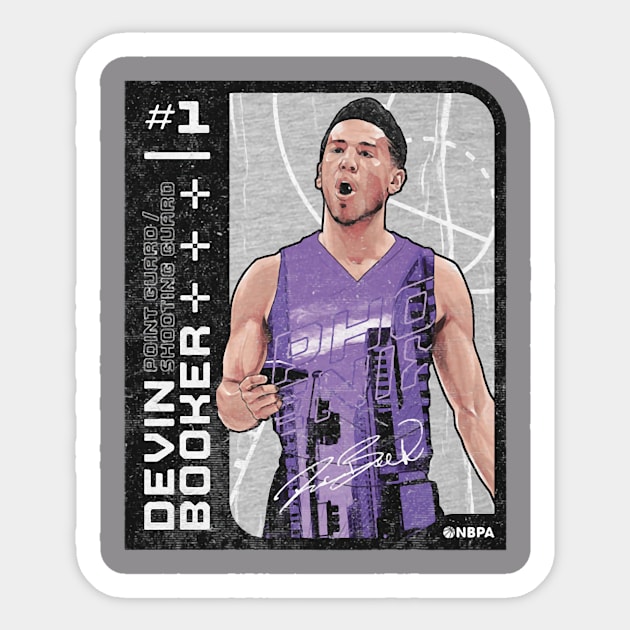 Devin Booker Phoenix Card - Devin Booker - Sticker | TeePublic