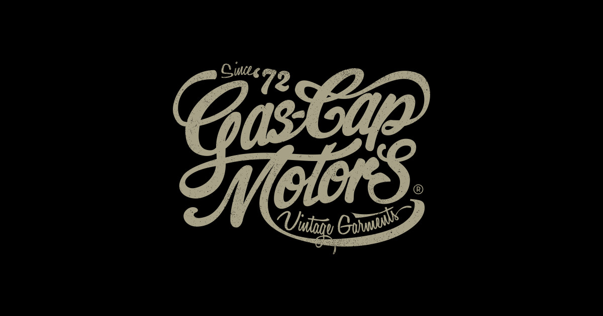 GASCAP VINTAGE LOGO - Cafe Racer - Posters and Art Prints | TeePublic